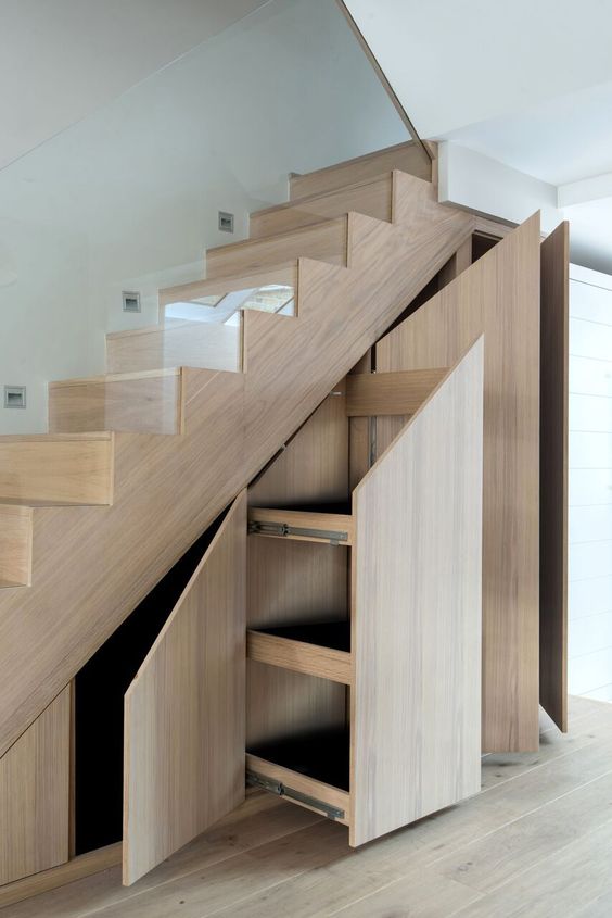 11 Clever Ways to Use the Space Under the Stairs - Decorrect